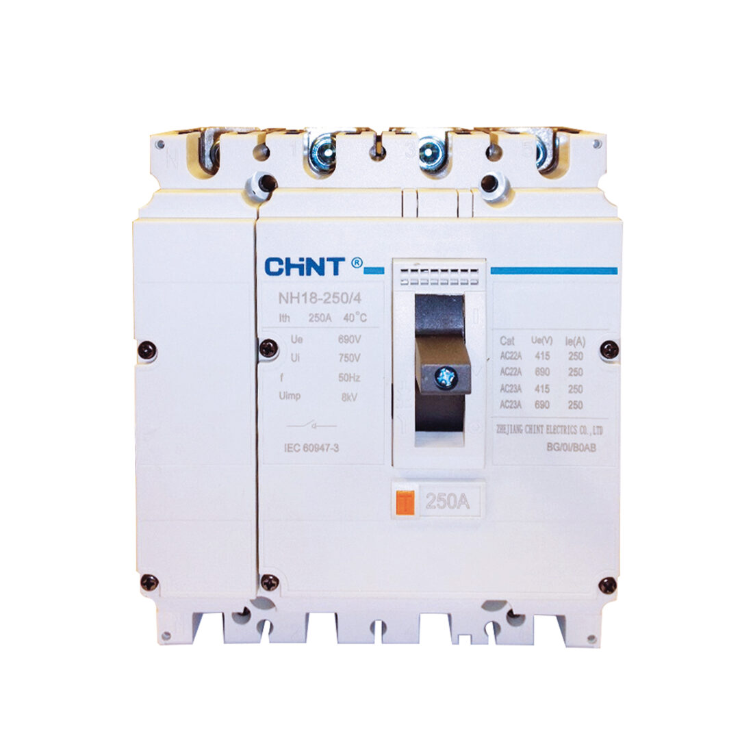 Chint MCCBs and Isolators - Electrogear Ltd
